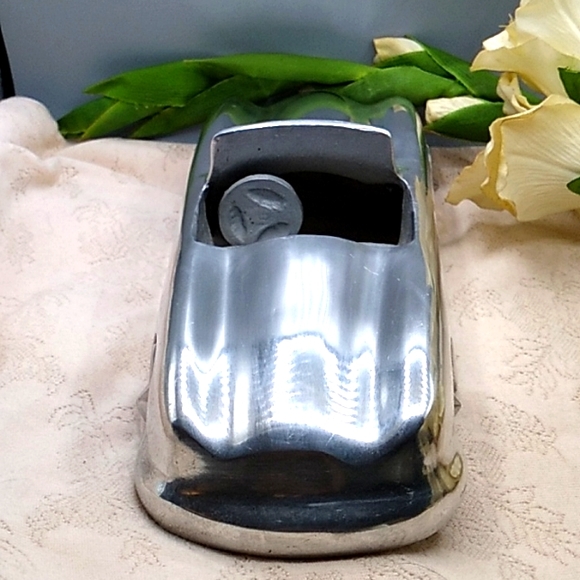 Vintage | Accents | Vintage Decorative Silver Metal Car | Poshmark